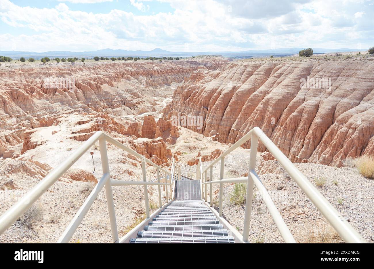 Cathedral Gorge State Park is known for its narrow slot canyon and ...