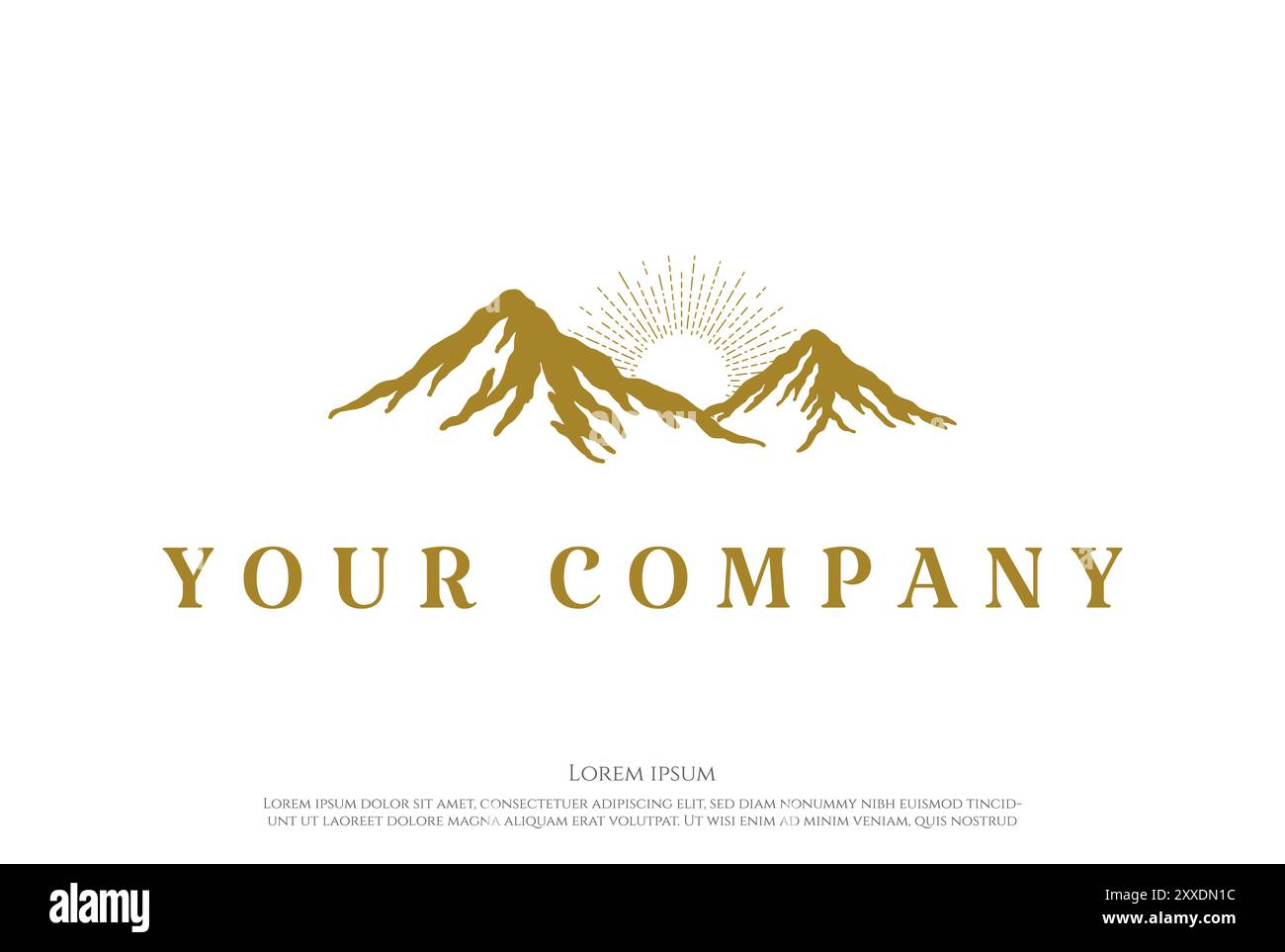 Landscape sunny valley mountain Cut Out Stock Images & Pictures - Alamy