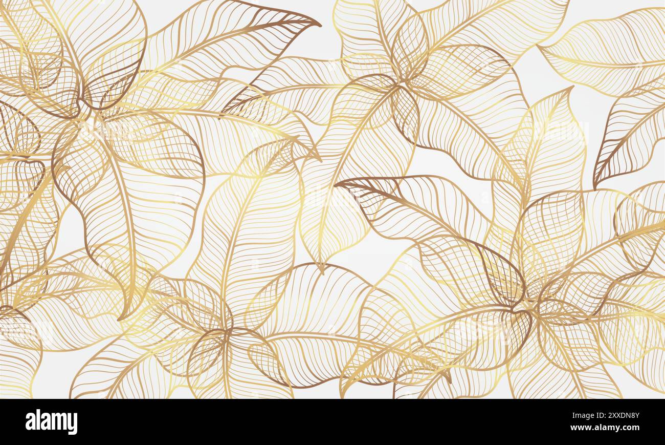 Long striped leaves Stock Vector Images - Alamy