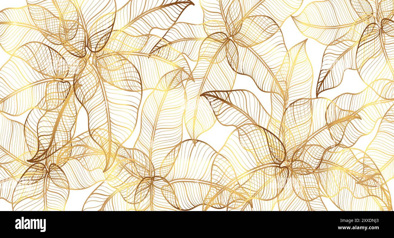 Long striped leaves Stock Vector Images - Alamy