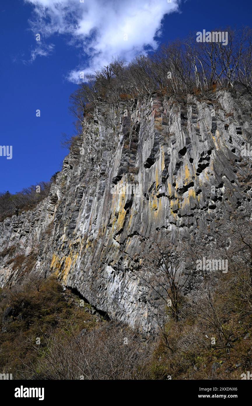Natural landscape with scenic mountain view at Kegon no Taki the most ...