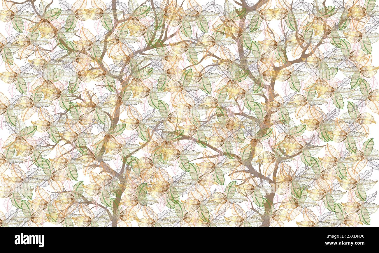 Long Leaves illustrator design Stock Vector Image & Art - Alamy