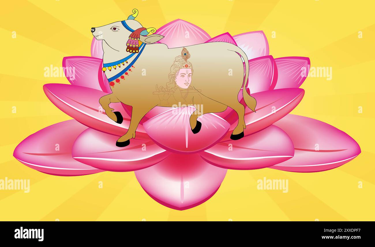 Cow Wallpaper Print design Stock Vector Image & Art - Alamy