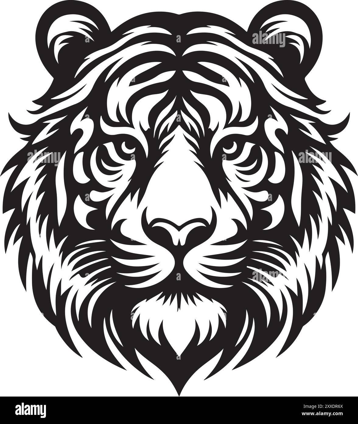 Bold tiger artwork hi-res stock photography and images - Alamy