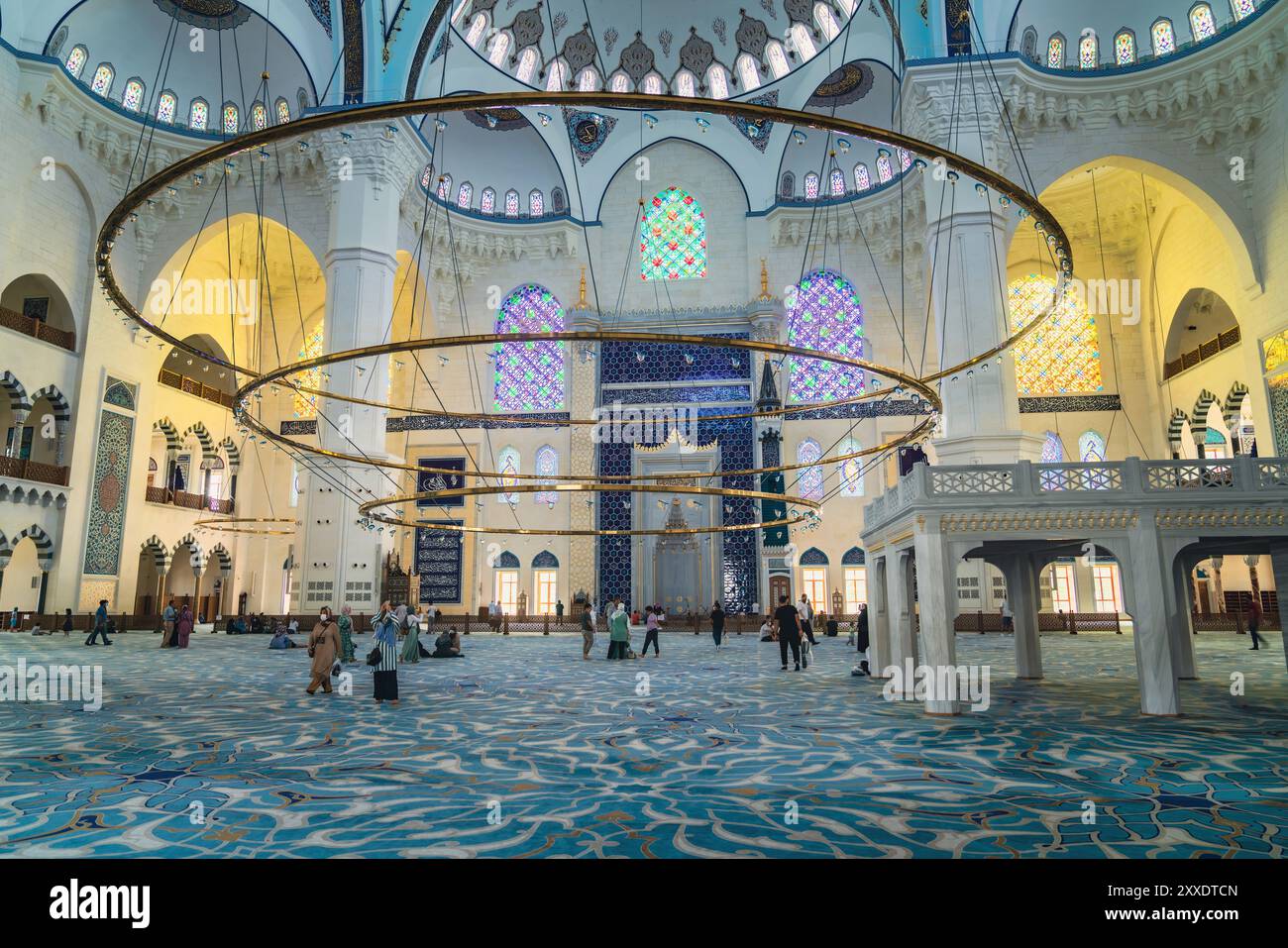 Istanbul, Turkey - 12 September 2021: Intricate architectural details ...