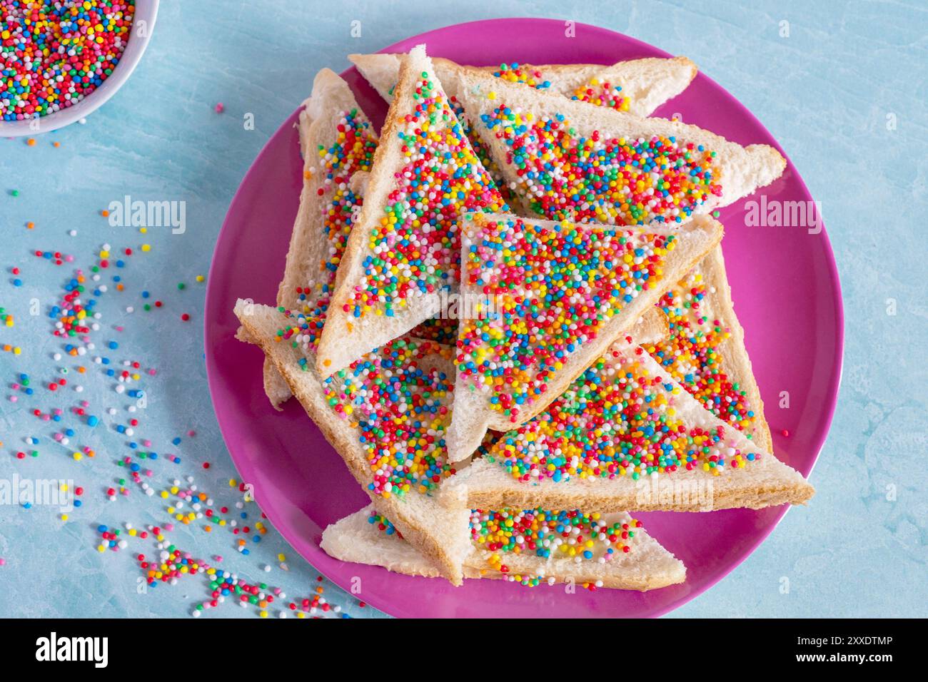 Fairy bread triangles hi-res stock photography and images - Alamy