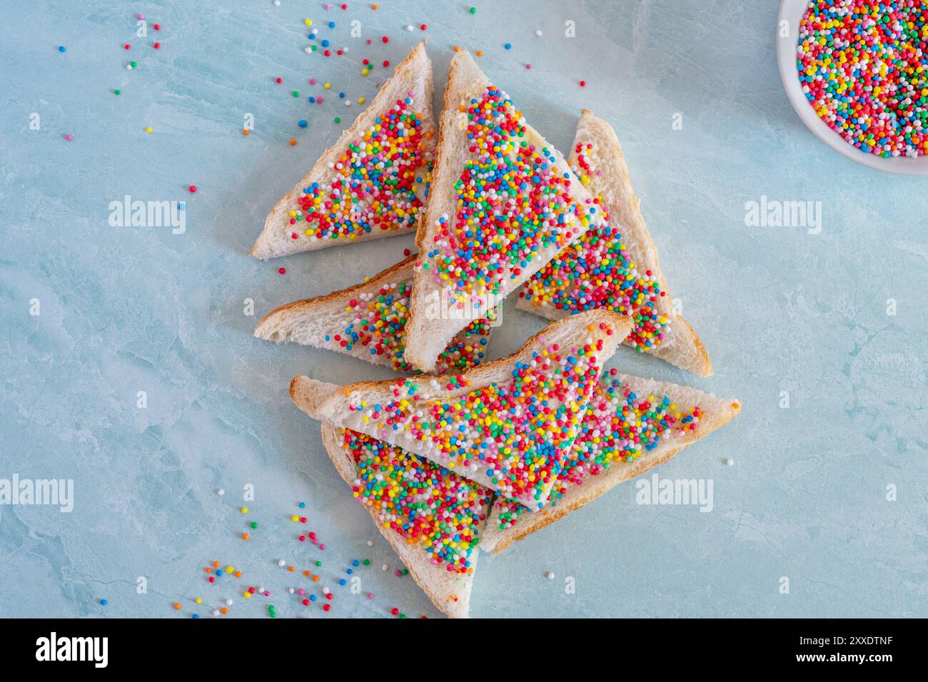 Fairy bread triangles hi-res stock photography and images - Alamy