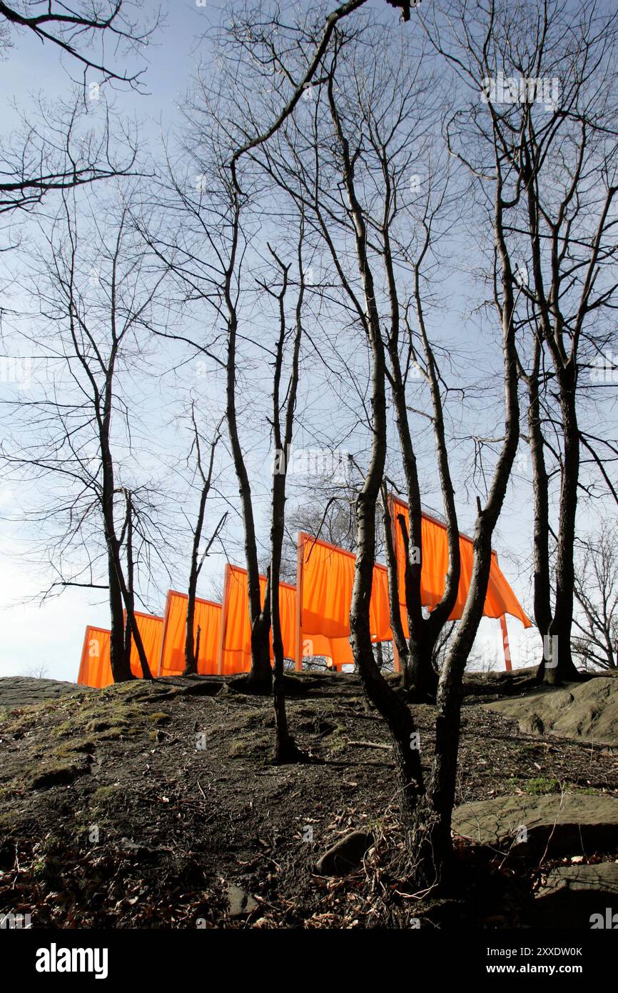 Manhattan, New York, USA, February 15th 2005: Christo and Jeanne ...