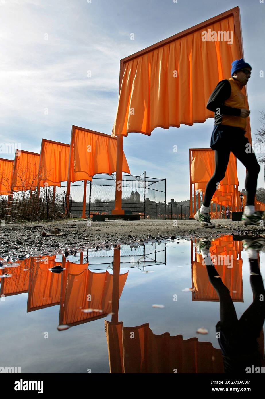 Manhattan, New York, USA, February 15th 2005: Christo and Jeanne ...