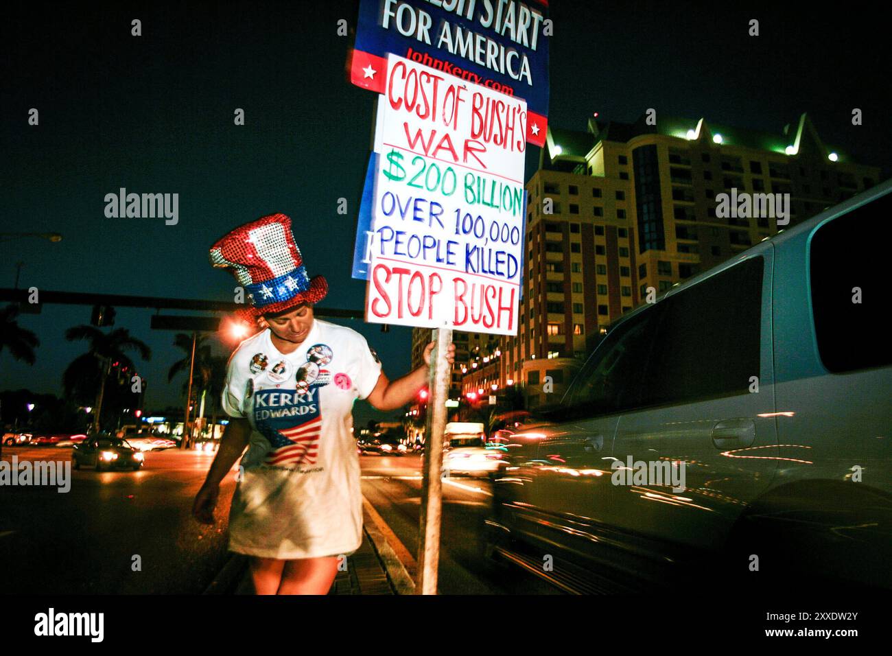 West Palm Beach ,FL, USA, 20041101; Voting day for the Presidential ...