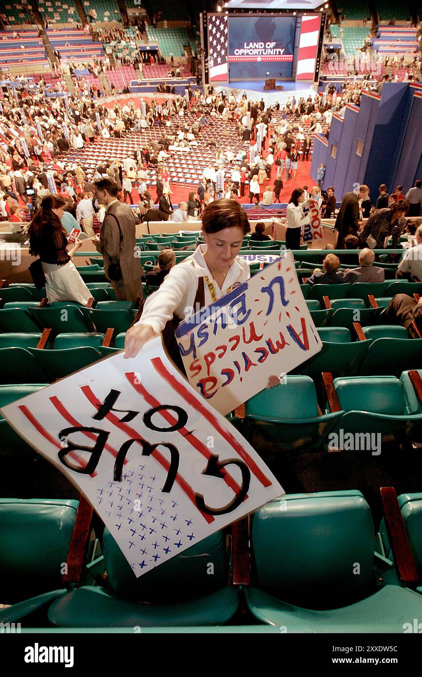 The Republican National Convention in Madison Square Garden. Premade ...