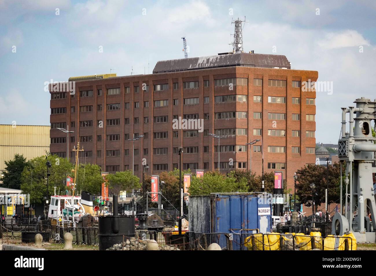 Old Merseyside police headquarters Liverpool Merseyside UK Stock Photo ...