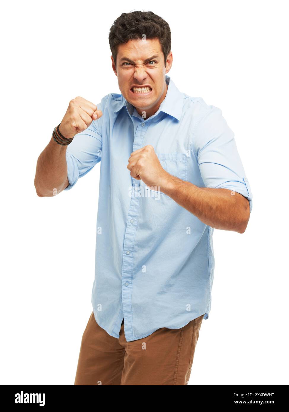 Fighting mean hi-res stock photography and images - Alamy