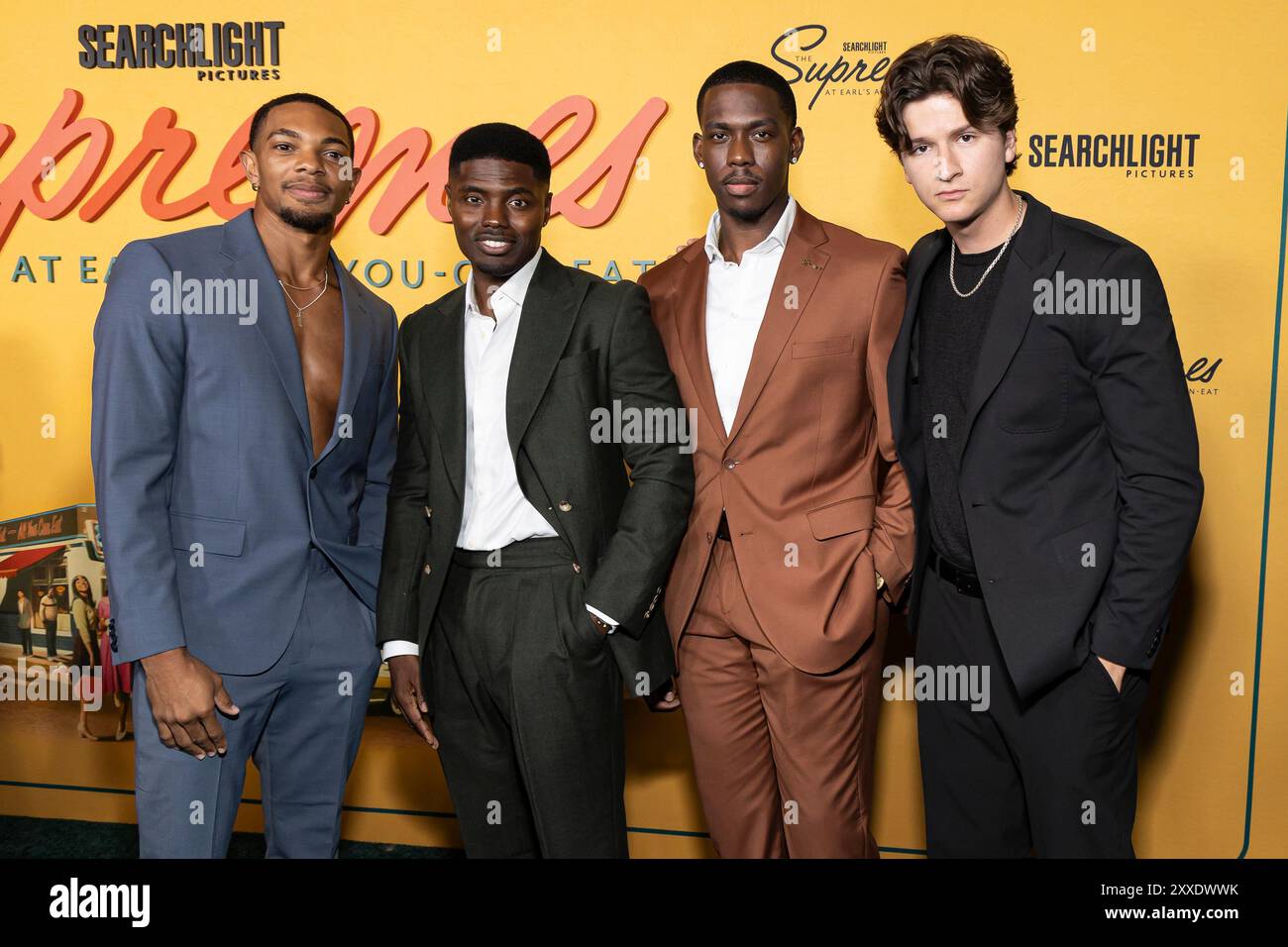 Culver City, USA. 23rd Aug, 2024. Xavier Mills, Cleveland Berto, Dijon ...