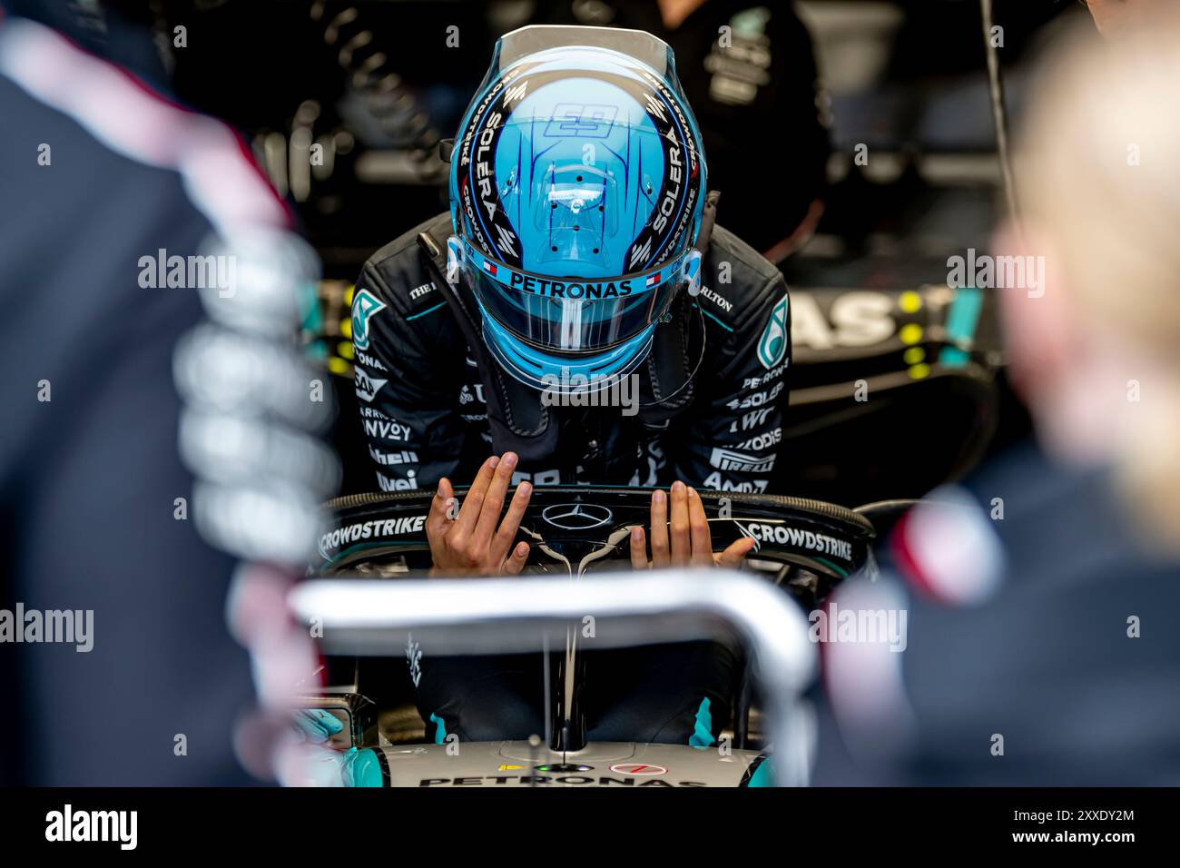 Zandvoort, Netherlands, 23rd Aug 2024, George Russell, from the United ...