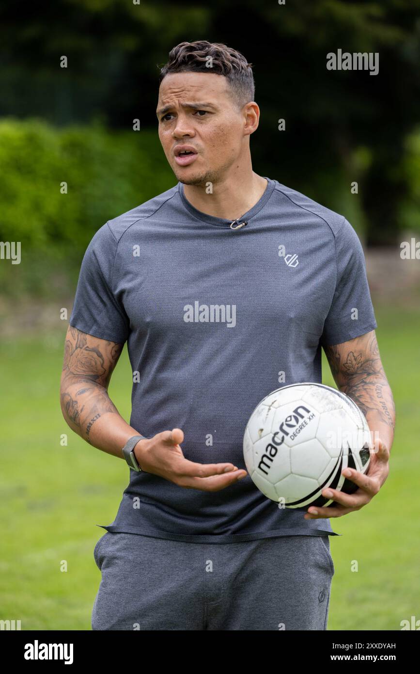 Football pundit jermaine jenas hi-res stock photography and images - Alamy