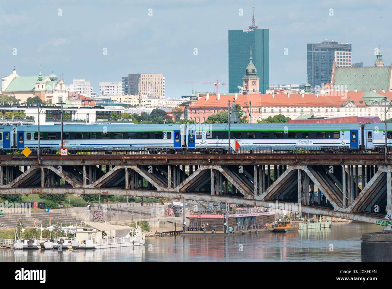 Warsaw, masovian district, Poland, June 08, 2024. Warsaw cityscepe ...