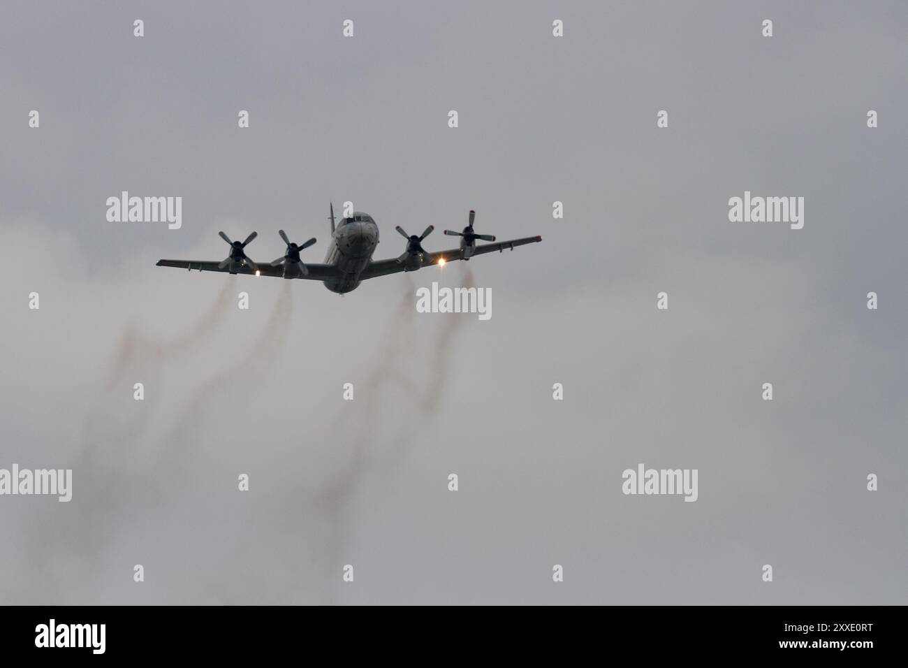 A Lockheed P-3C Orion Maritime reconnaissance aircraft with the ...