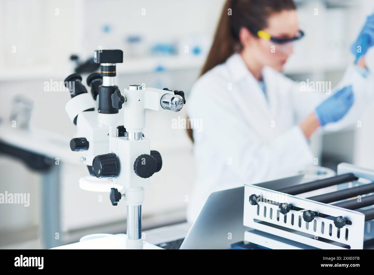 Laboratory, equipment and microphone for research study, development ...