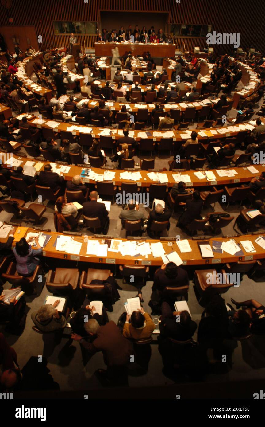 The UN Conference Hall 2 Stock Photo - Alamy