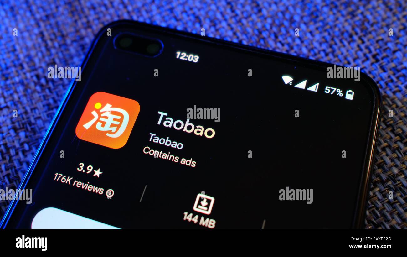 Taobao phone hi-res stock photography and images - Alamy
