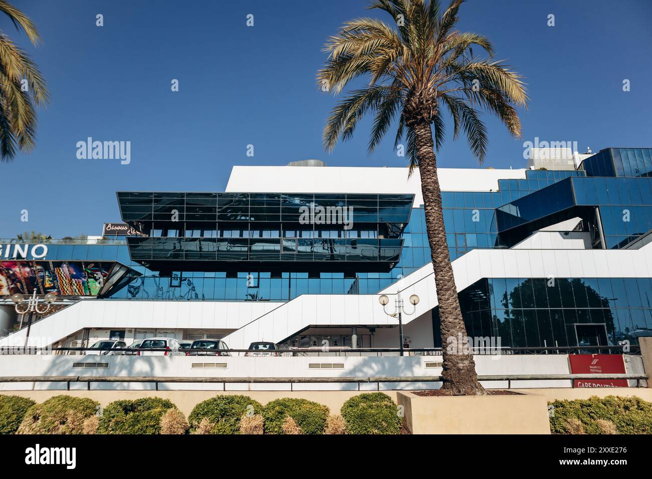 Cannes, France - August 1, 2024: View of the famous Palais des ...
