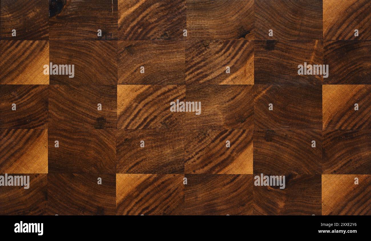 Texture of walnut end grain cutting board with oil finish, good for ...