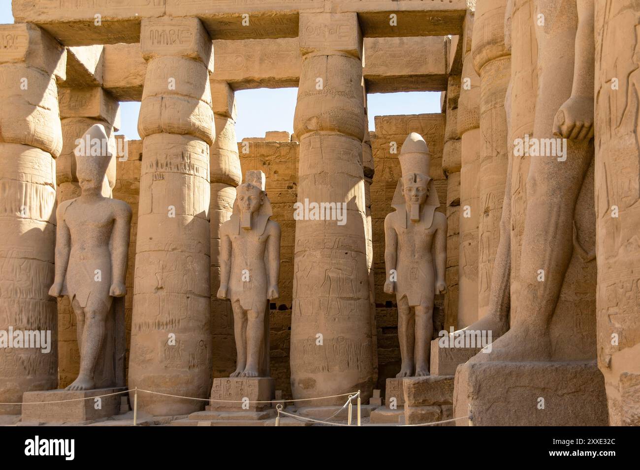 The colossal statues of Ramses II stand as silent guardians of time in ...