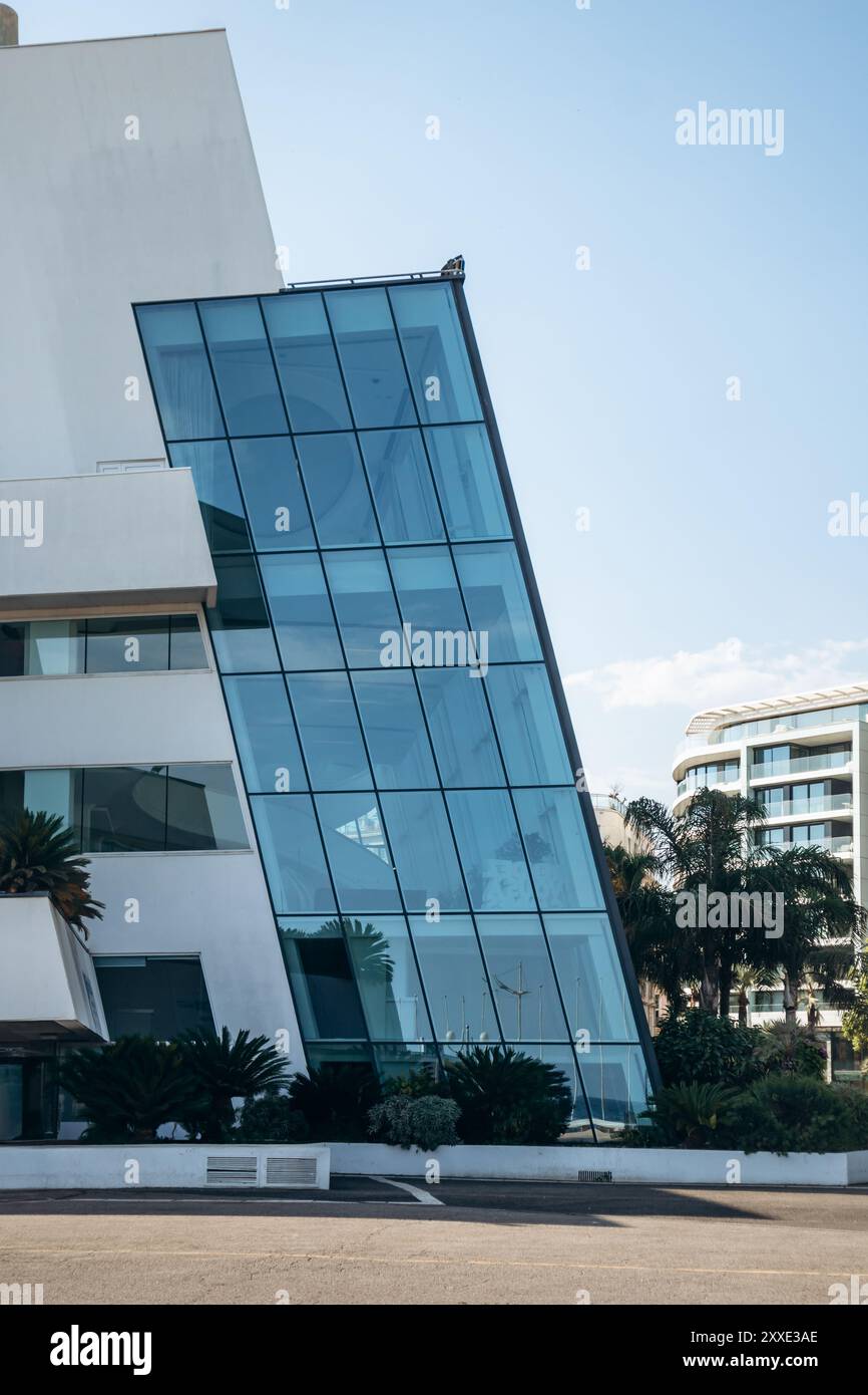Cannes, France - August 1, 2024: View of the famous Palais des ...