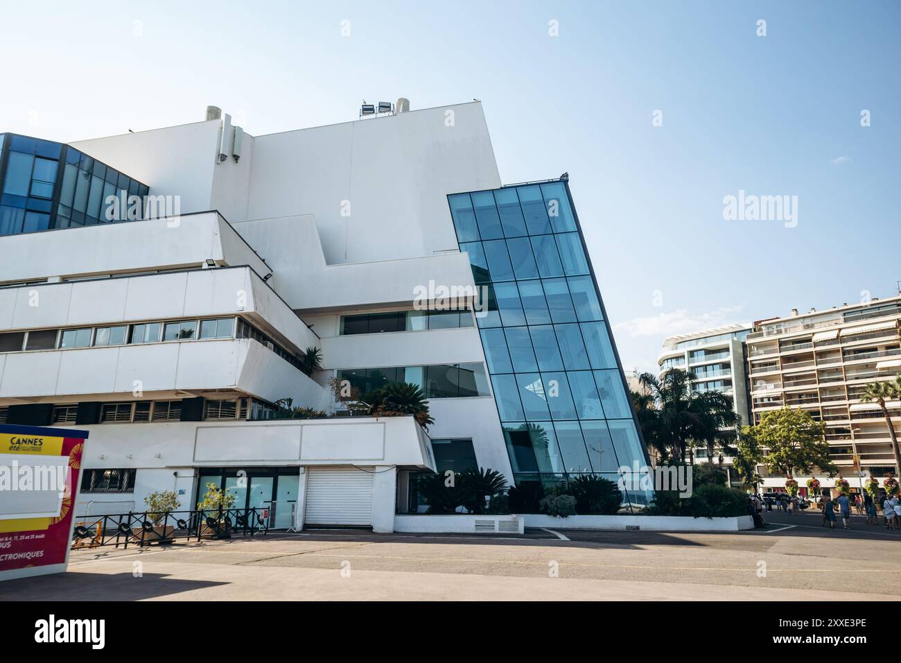 Cannes, France - August 1, 2024: View of the famous Palais des ...