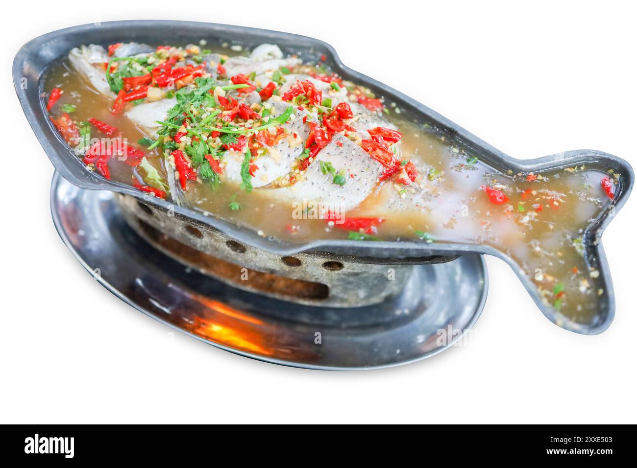 Sea bass steak Cut Out Stock Images & Pictures - Alamy