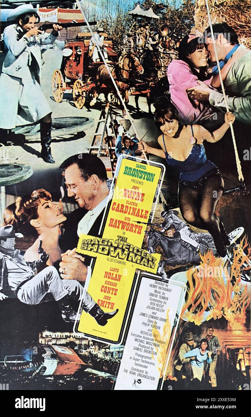 JOHN WAYNE CLAUDIA CARDINALE RITA HAYWORTH and JOHN SMITH in THE ...