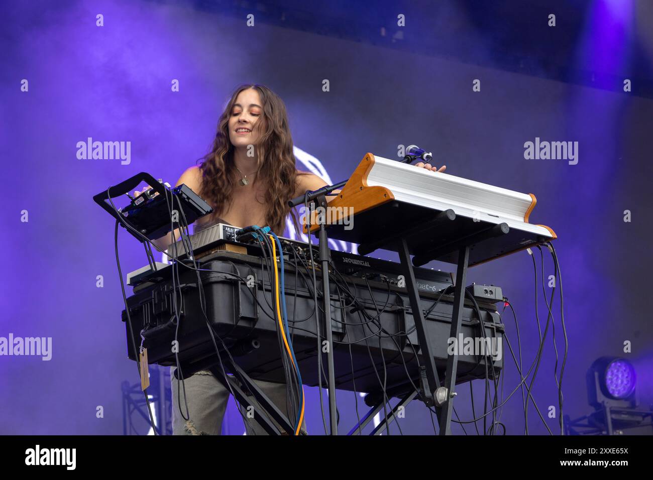 Indie pop band Nation of Language performing at All Points East ...