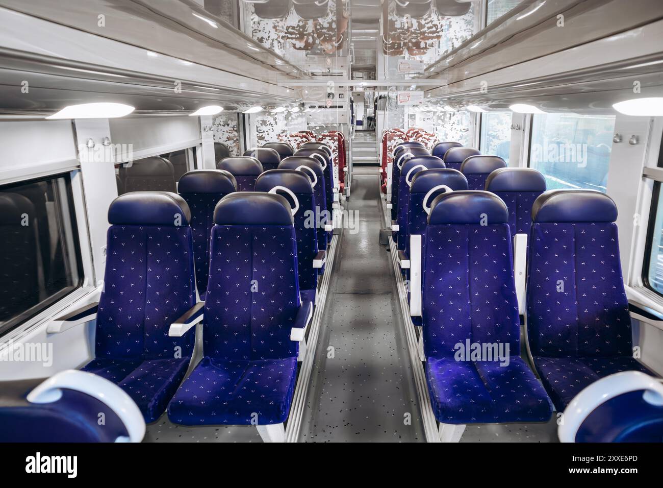 Inside a TER train in the south of France Stock Photo - Alamy