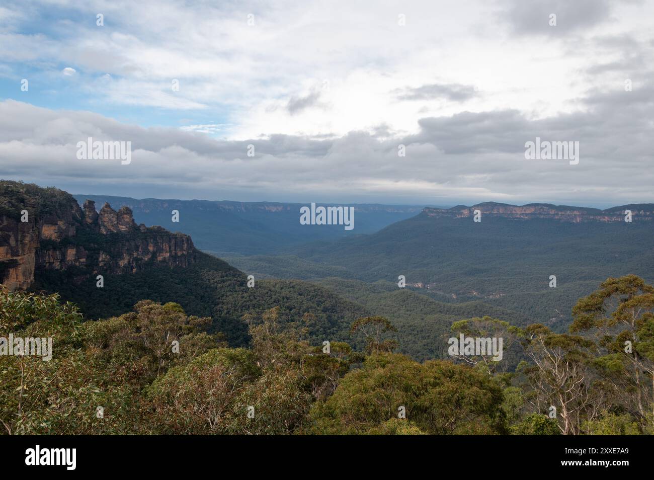 A distant view of The famous three finger-shaped peaks is known as The ...