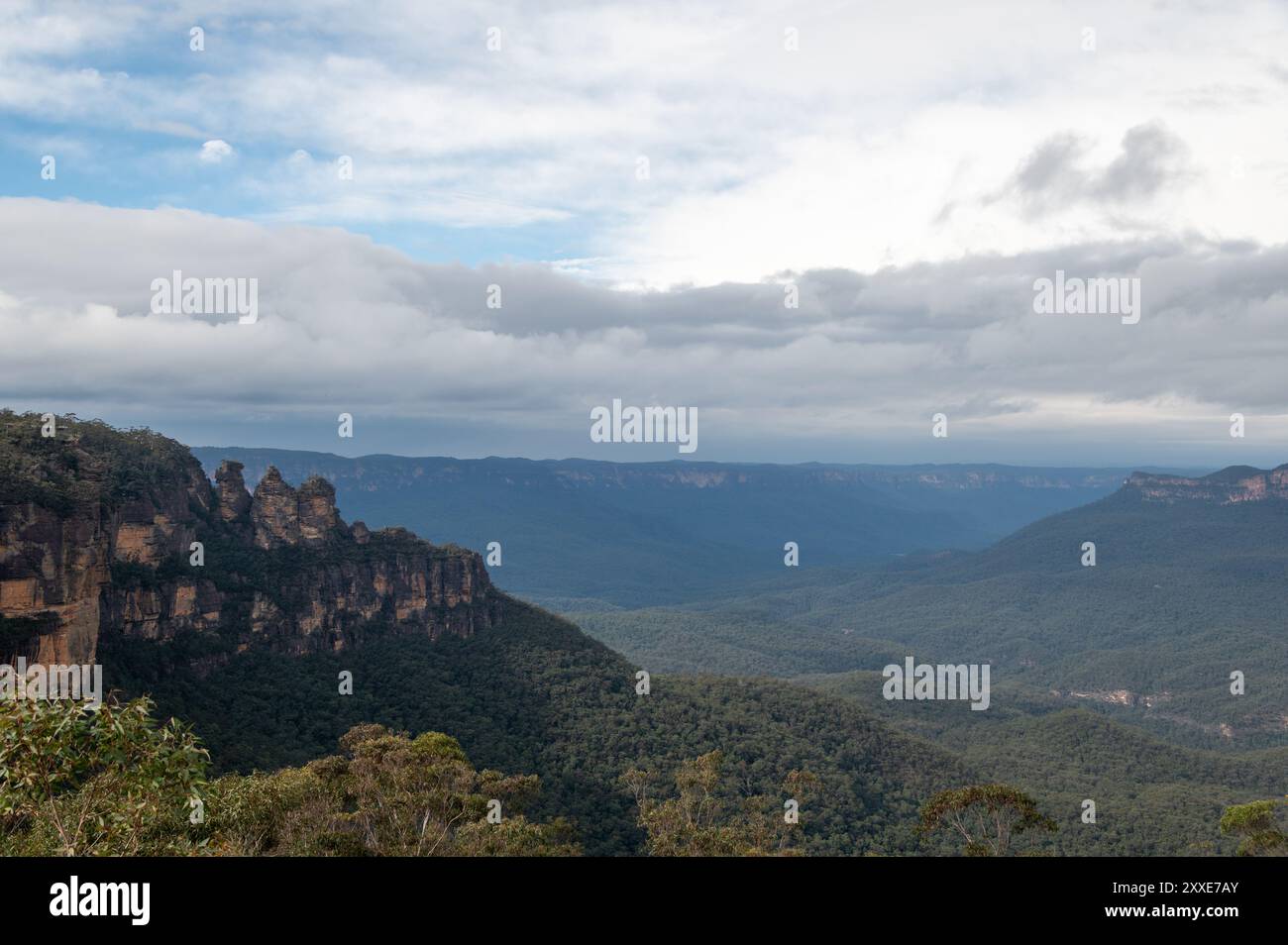 A distant view of The famous three finger-shaped peaks is known as The ...