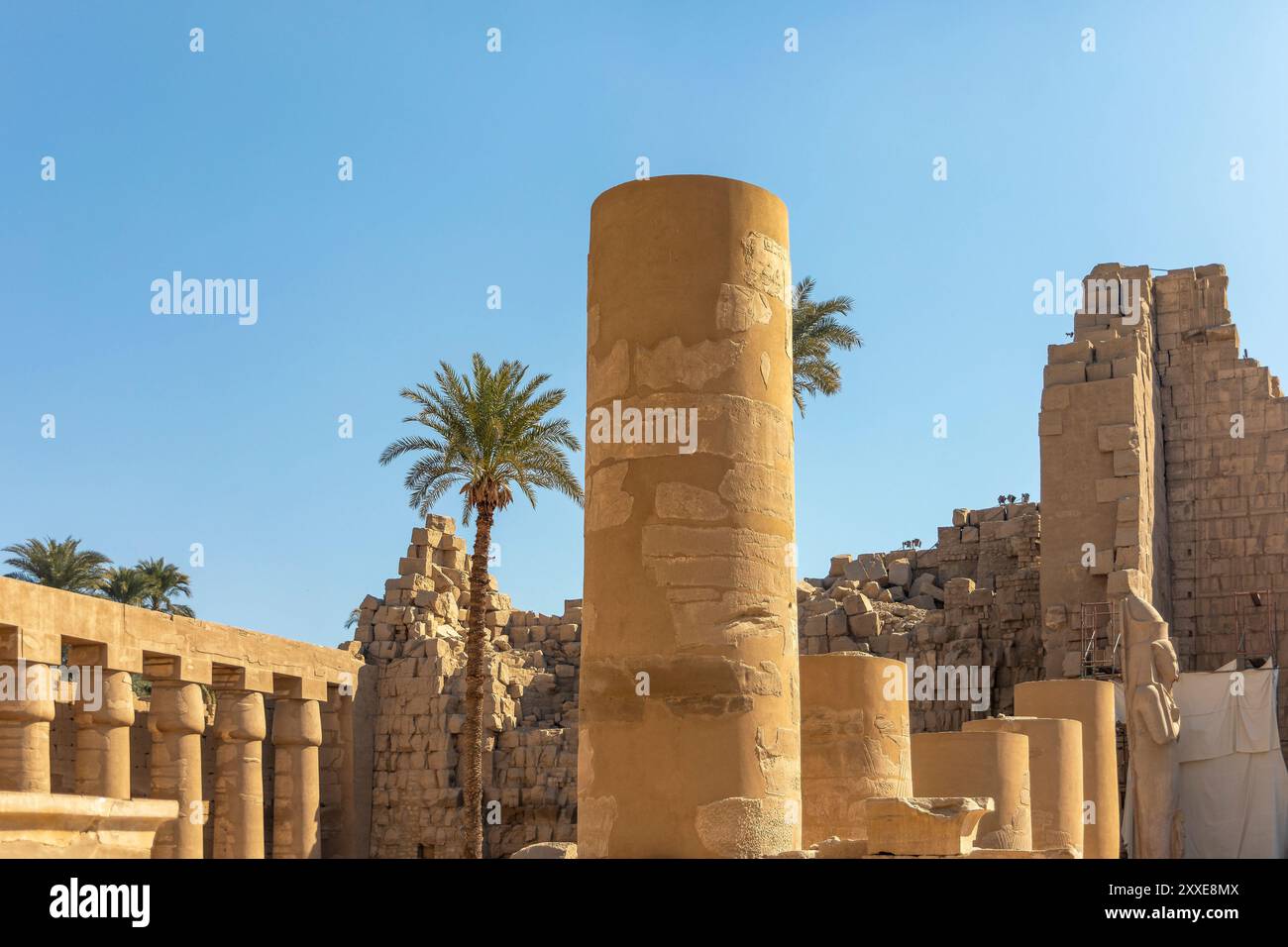 Carved with the power of a pharaoh, the column of Taharqa stands as a ...