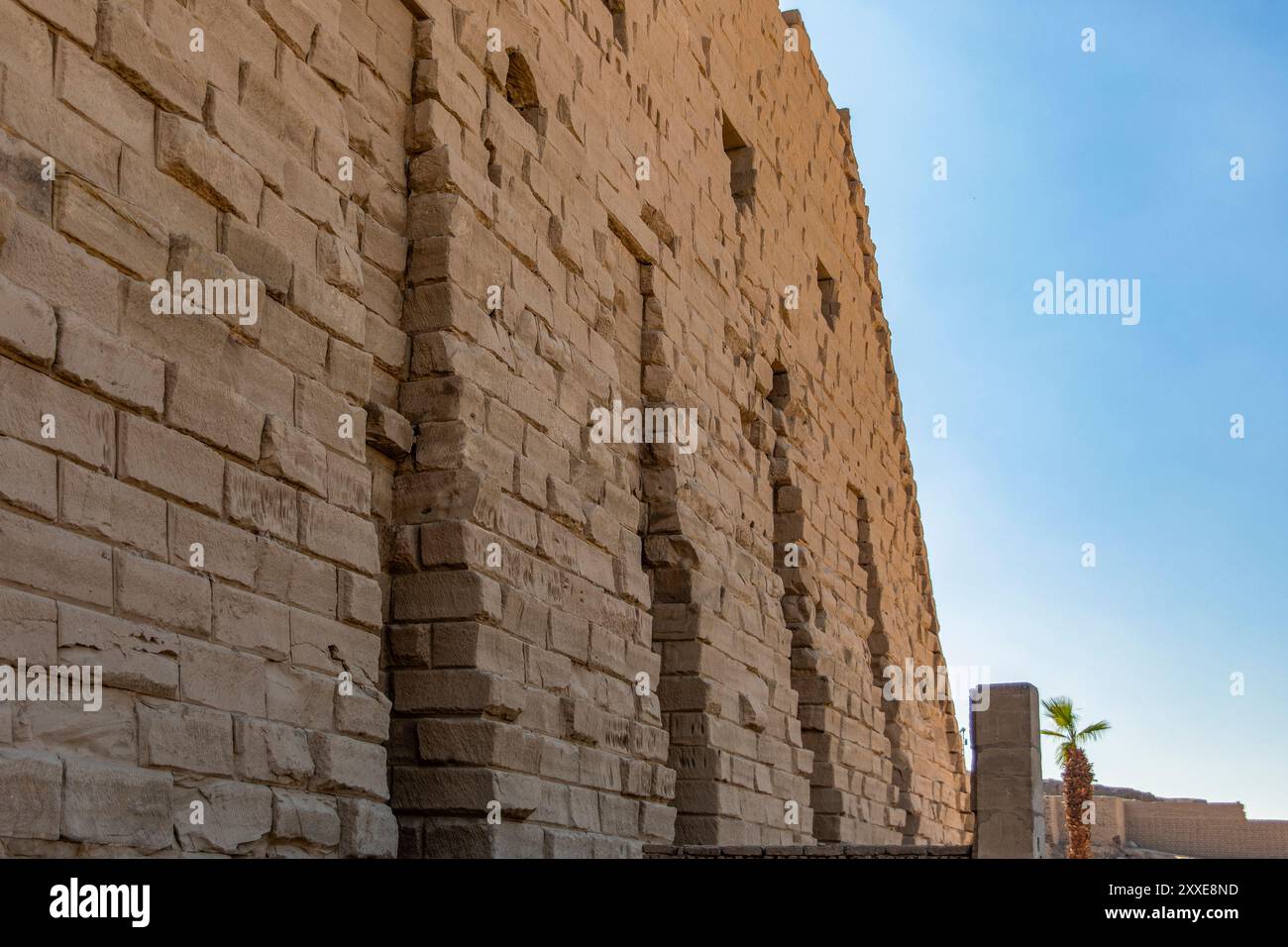 The imposing stone gateway of Karnak stands as a timeless testament to ...