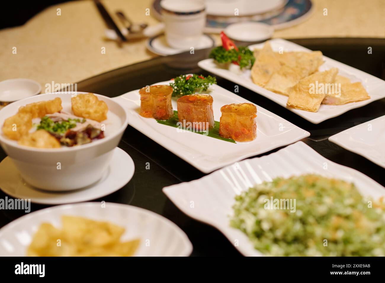 Appetizers Serving In The Restaurant Stock Photo - Alamy