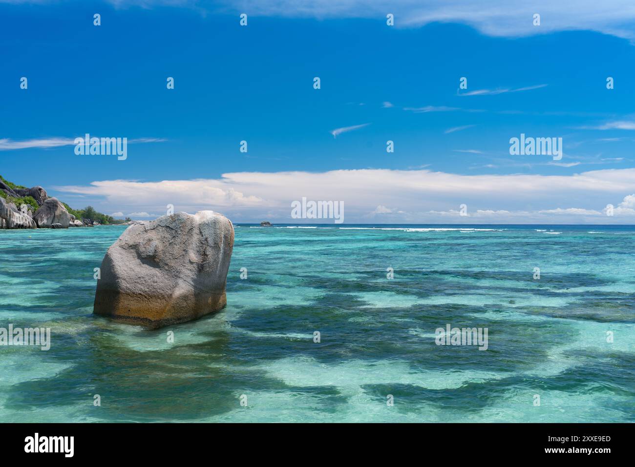 Fascinating rock formations at Anse Source d'Argent beach in the ...