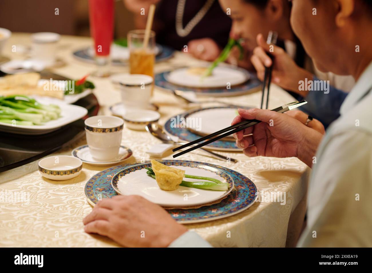 Woman cooking seafood dish family hi-res stock photography and images ...