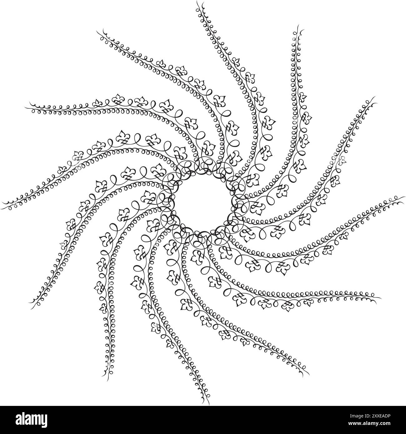 Calligraphic style Stock Vector Images - Alamy