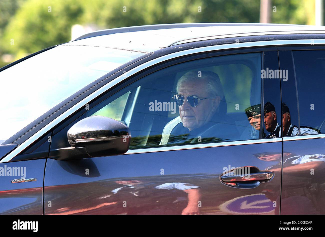 Douchy, France. 24th Aug, 2024. Former bishop Jean-Michel Di Falco ...