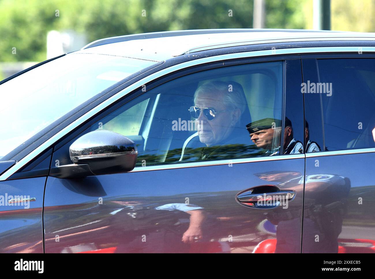 Douchy, France. 24th Aug, 2024. Former bishop Jean-Michel Di Falco ...