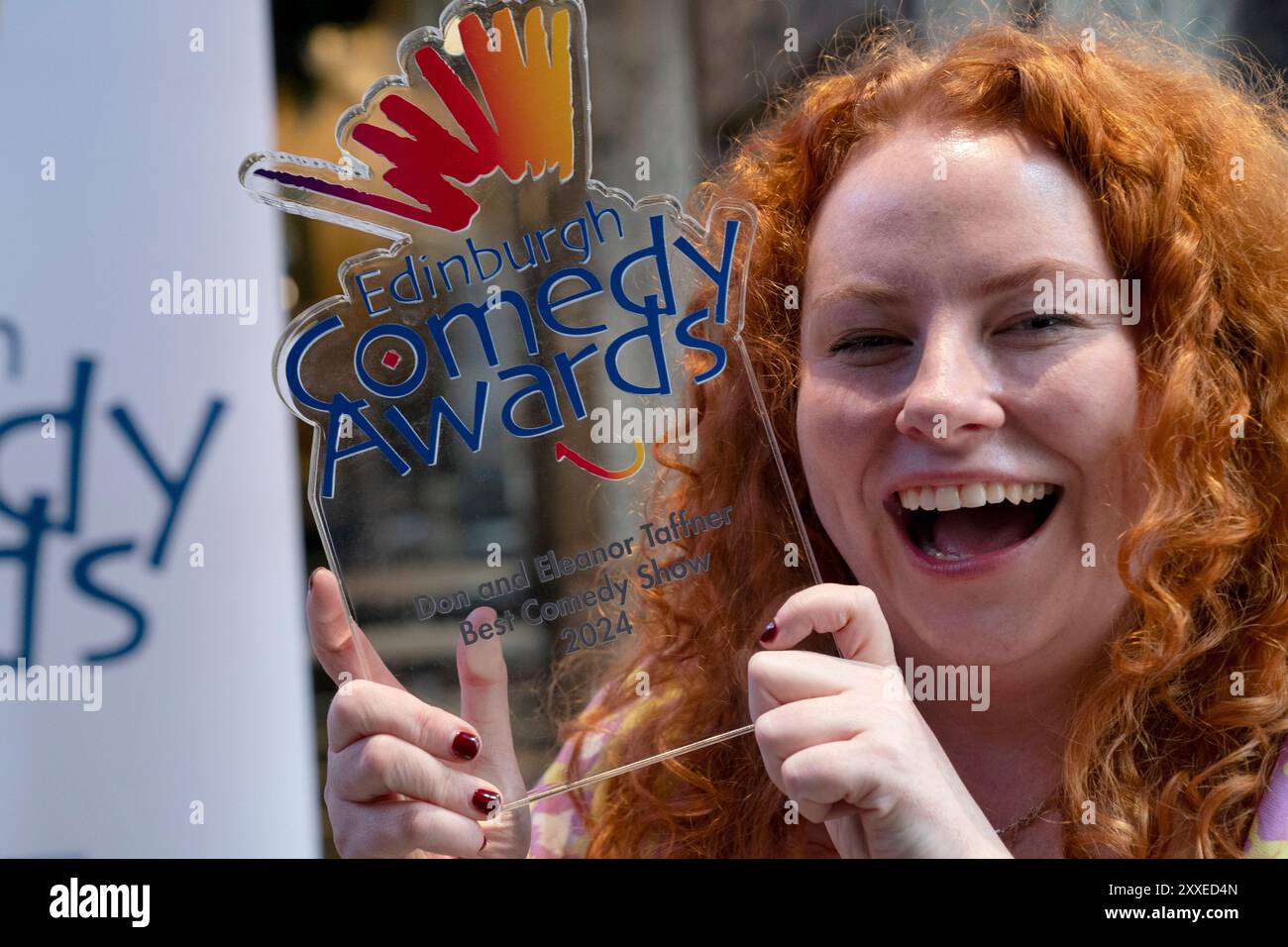 Amy Gledhill, winner of the Don and Eleanor Taffner Best Comedy Show award at the Edinburgh ...