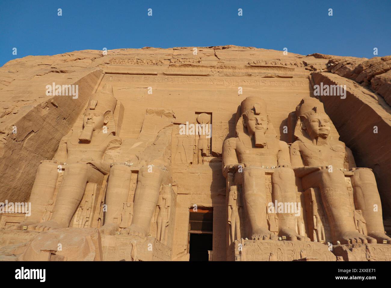 Ancient egyptian temple of Abu Simbel (temples of Ramsess II and ...