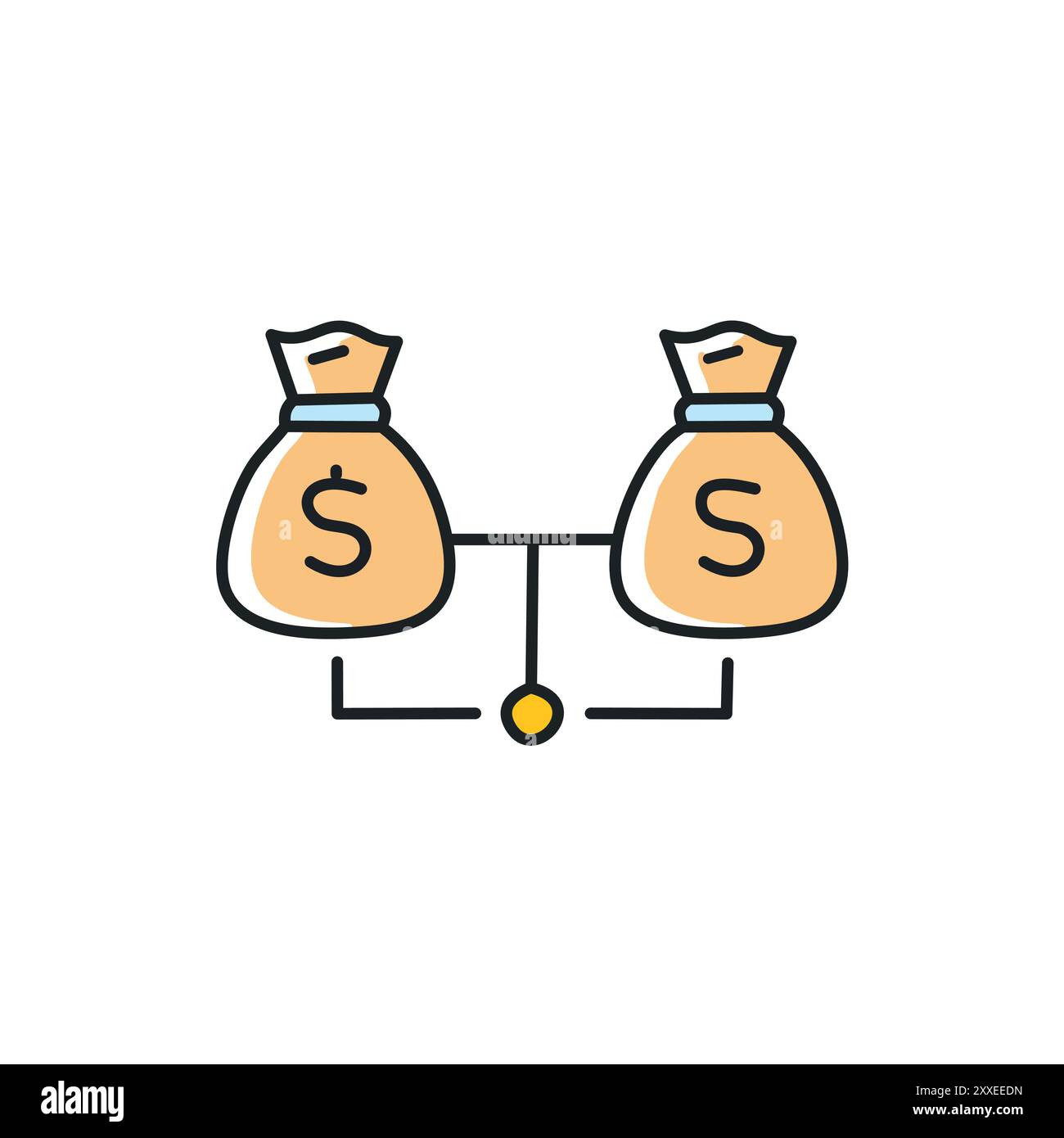Distribution of wealth Stock Vector Images - Alamy