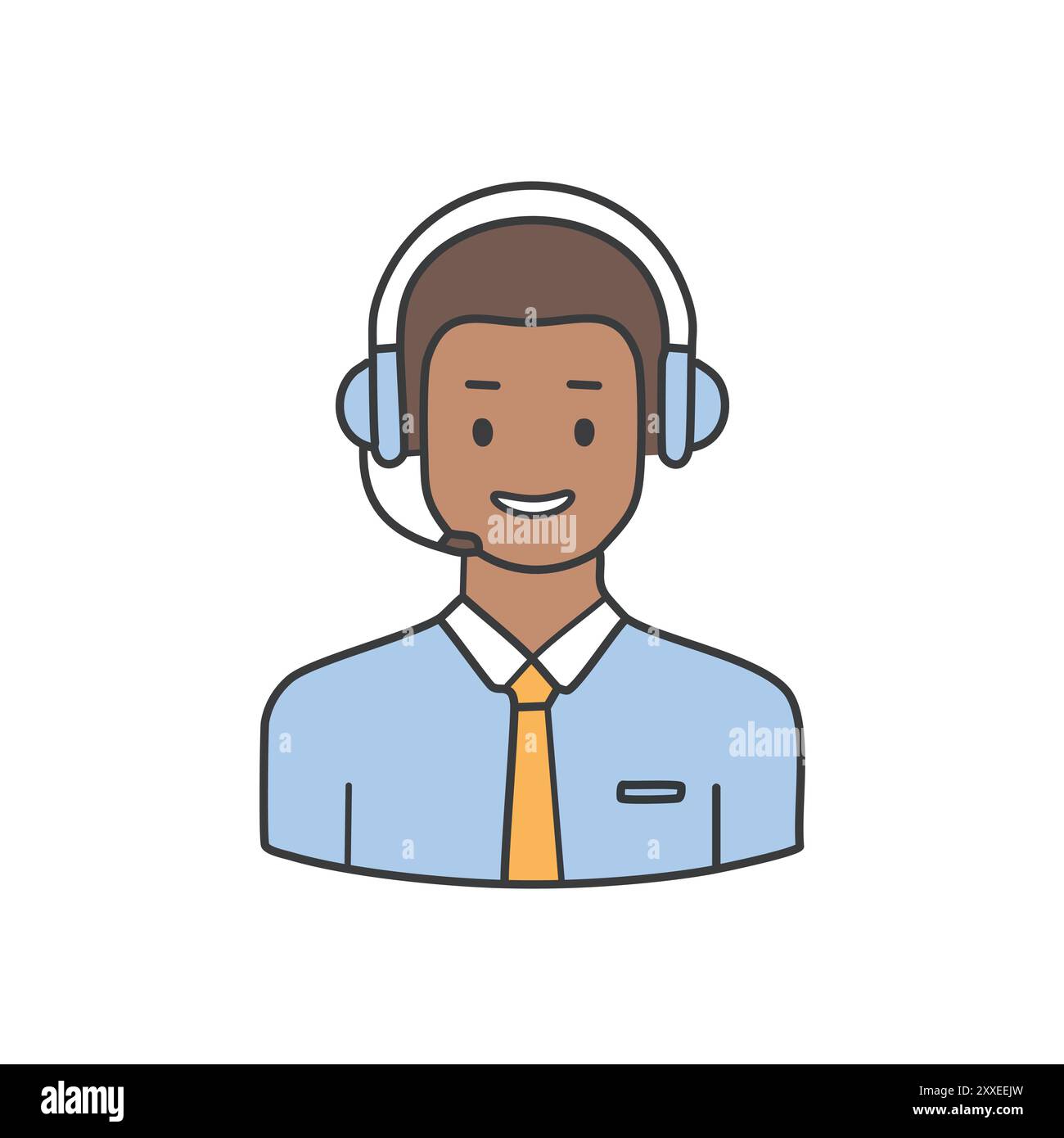 Friendly customer service Stock Vector Images - Alamy