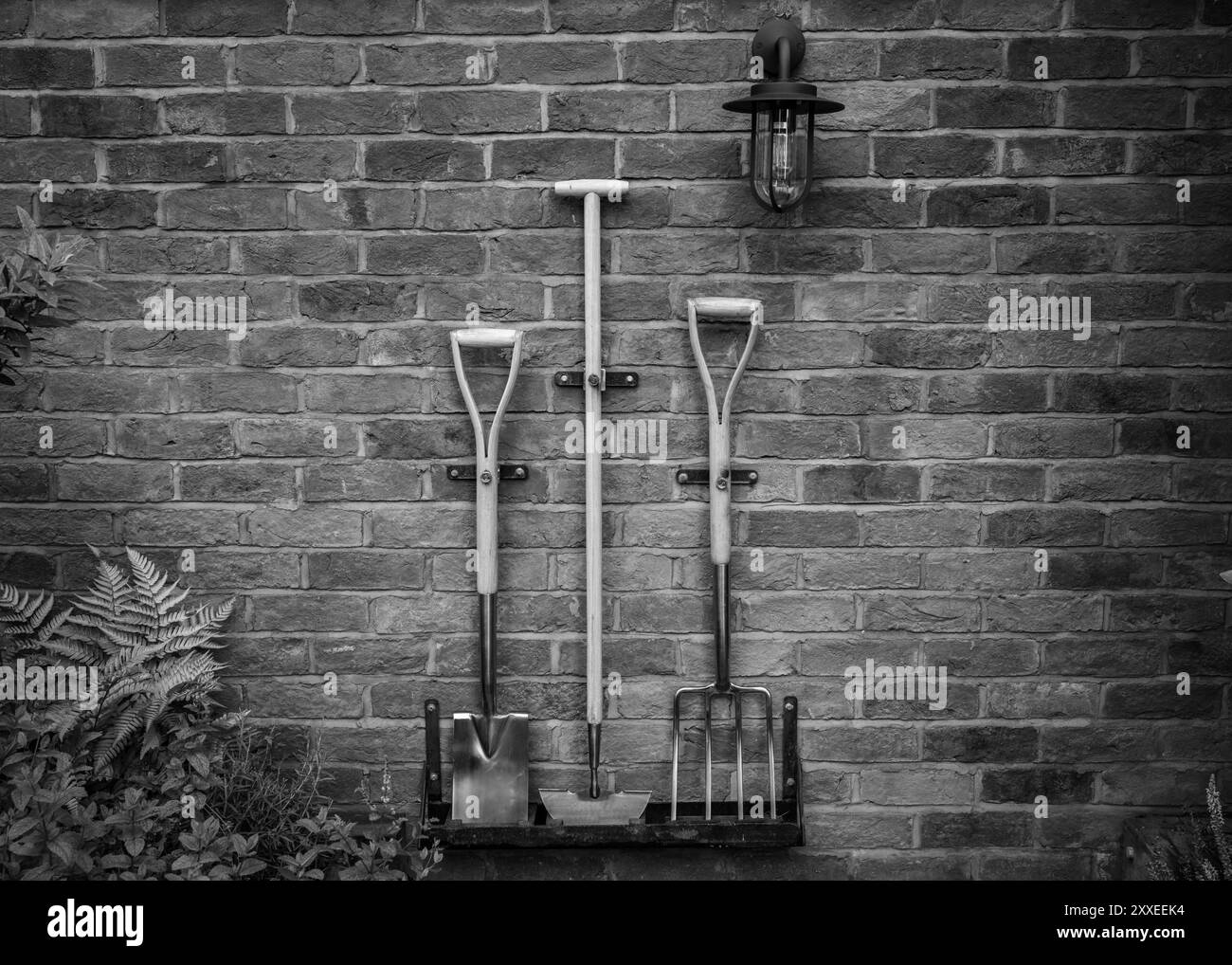 Light table garden Black and White Stock Photos & Images - Alamy