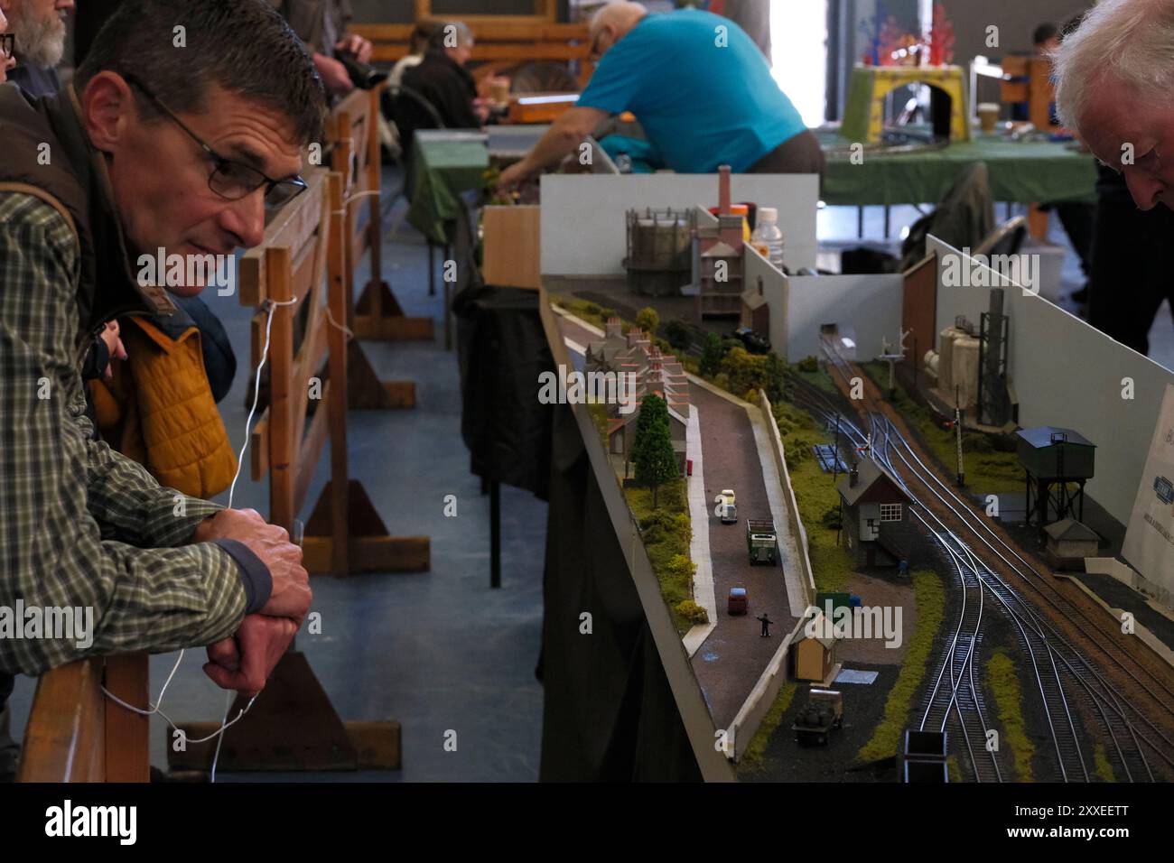 Hawick, UK. 24th Aug, 2024. Exhibition of Model Rail displays at the ...